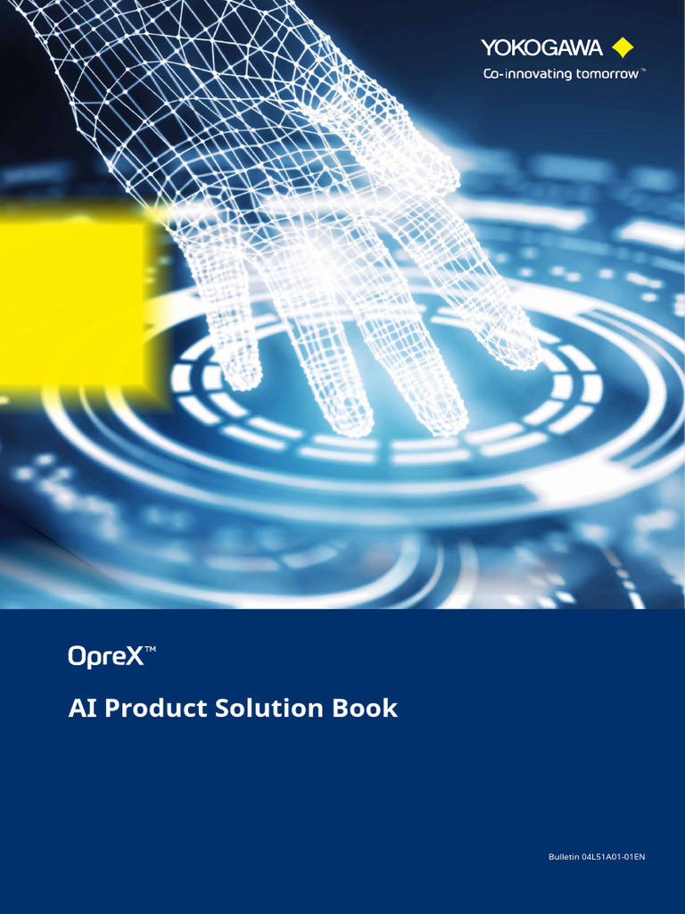 YOKOGAWA AI Product Solution Book | PDF | Artificial Intelligence | Intelligence (AI) & Semantics