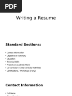 BTech Student Resume Template | PDF