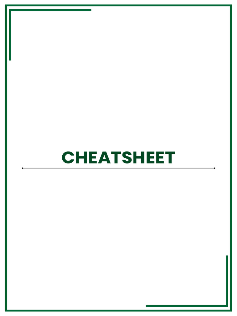 Guesstimate Cheat Sheet Overview | PDF | Economies