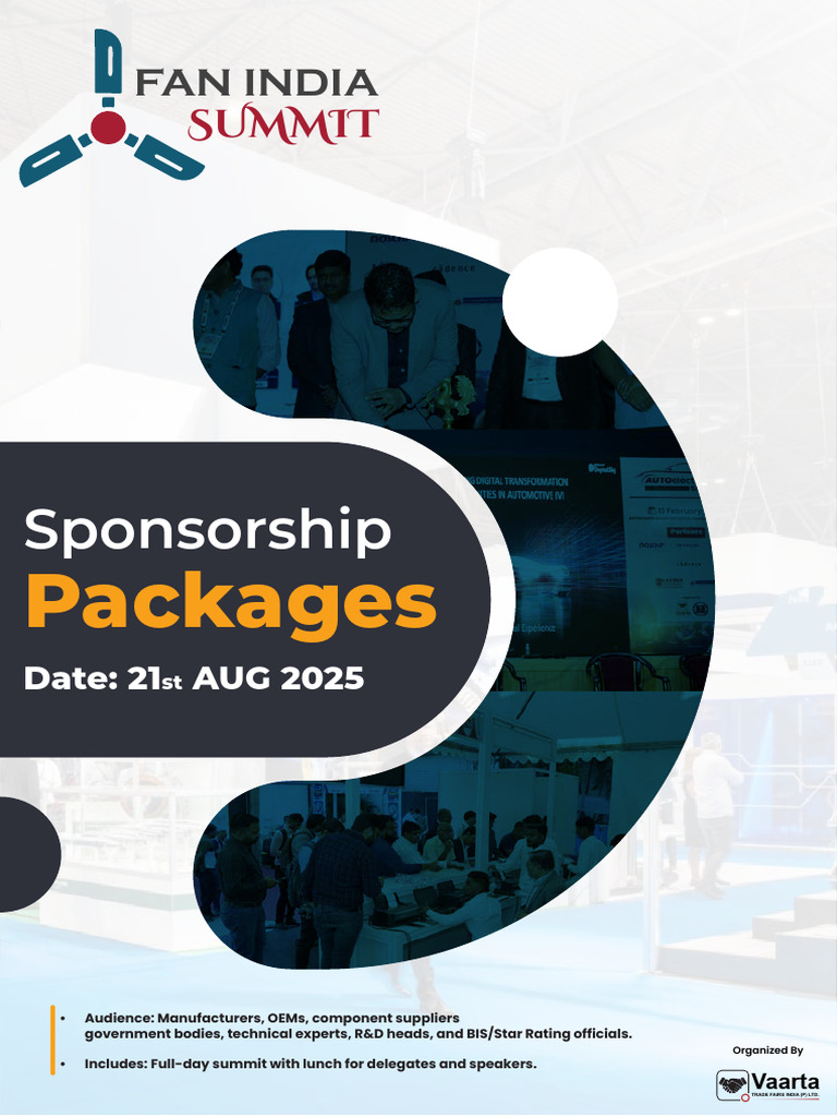 FAN India Summit Sponsorship Details | PDF
