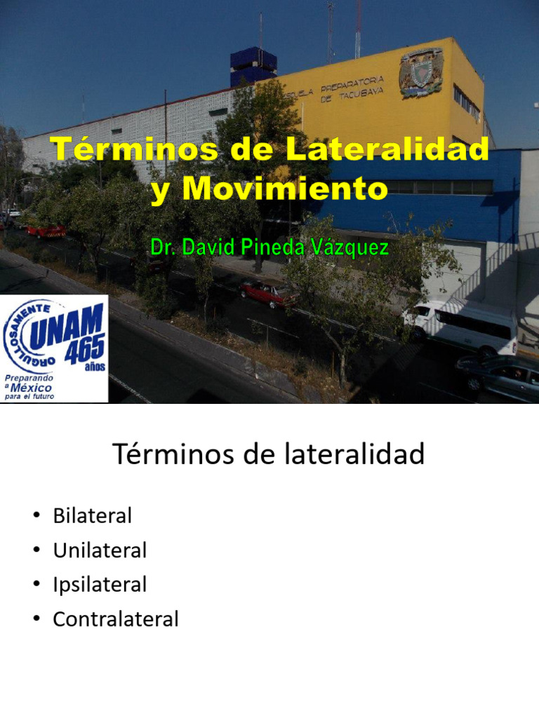 Términos de Lateralidad y Movimiento | PDF