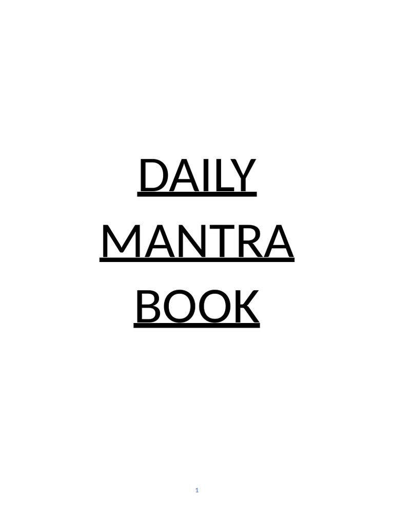 Daily Hindu Mantras Collection | PDF | Vaishnavism | Hindu Mythology