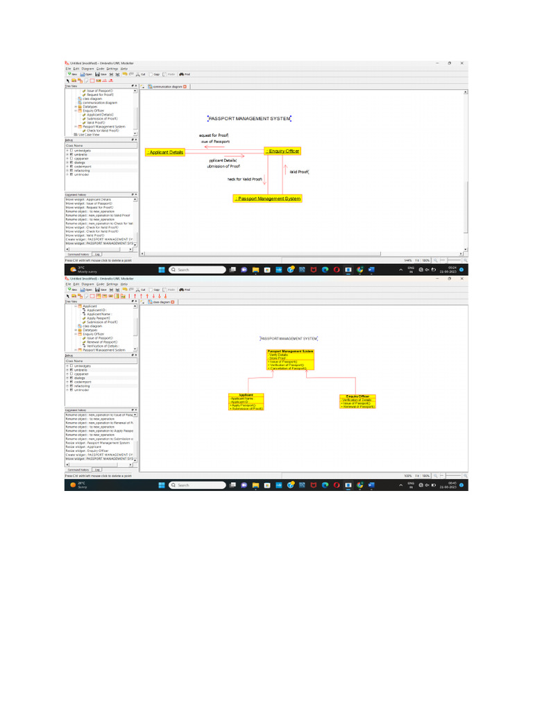 Passport Management System UML diagrams | PDF