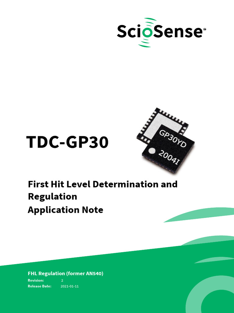 FHL Regulation for TDC-GP30 Measurement | PDF | Amplitude | Waves