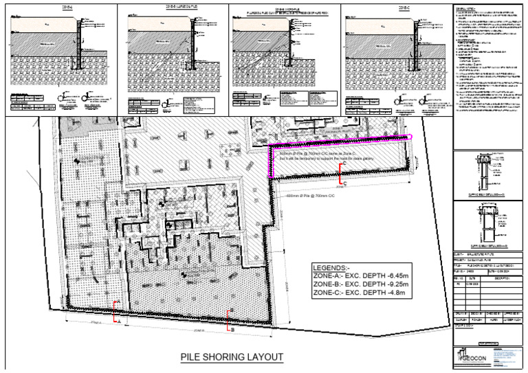 Pile Shoring Section & Layout Design | PDF | Chess Theory | Chess