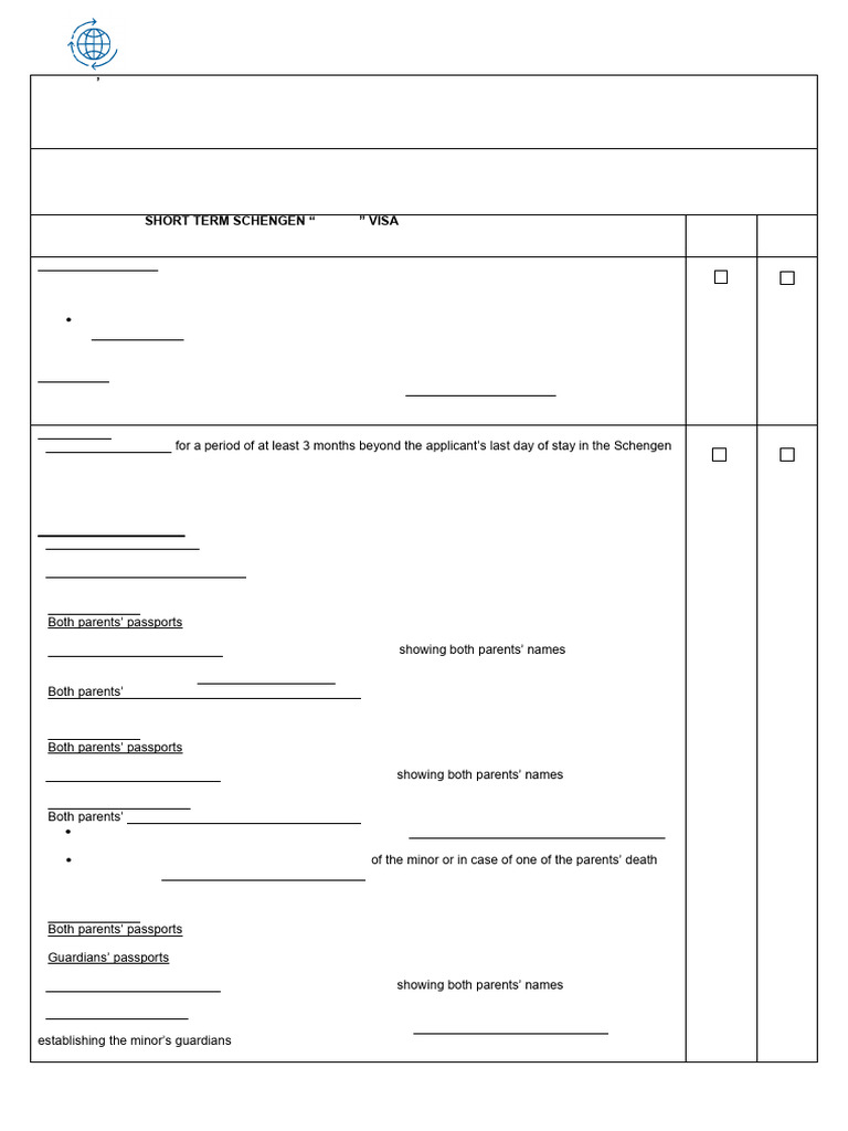UK Checklist Schengen Visa Visiting Family and Friends 2025 1 | PDF | Travel Visa | Passport