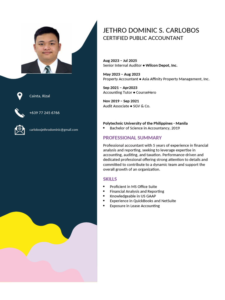 Playful Business Resume | PDF