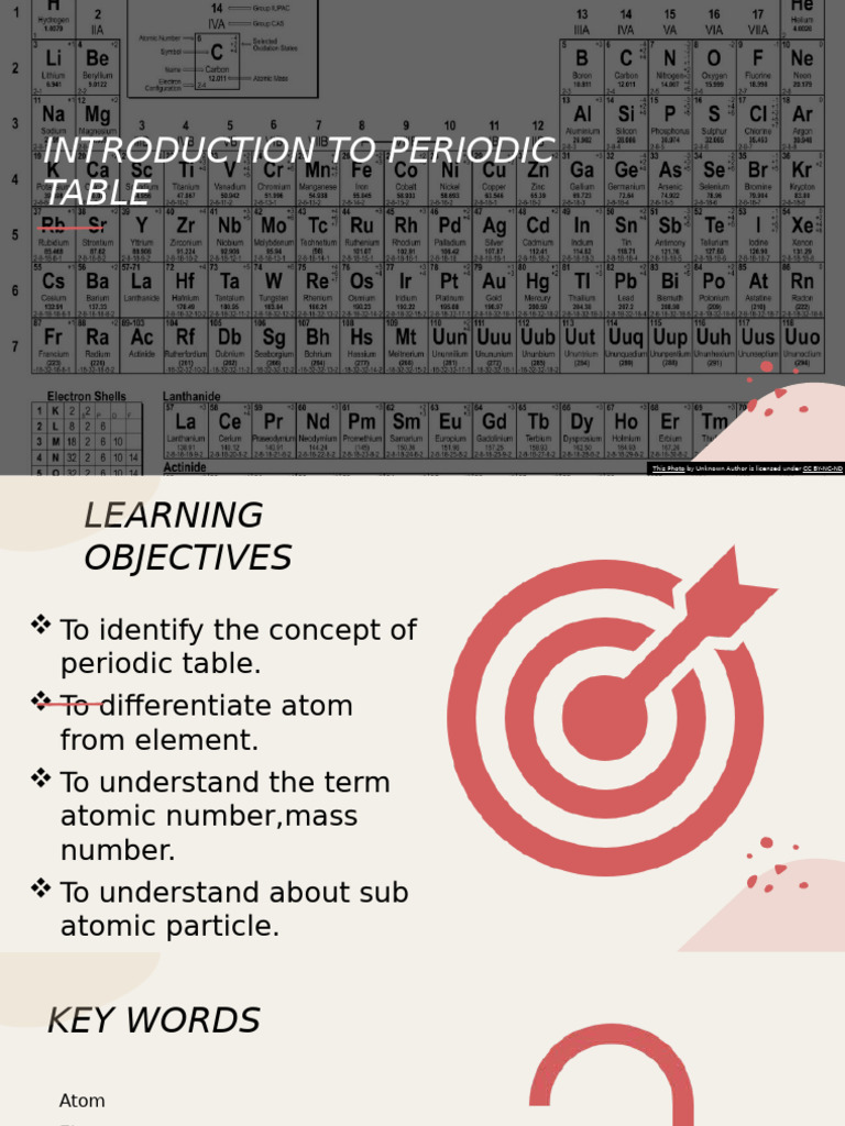 History of Periodic Table | PDF | Periodic Table | Chemical Elements