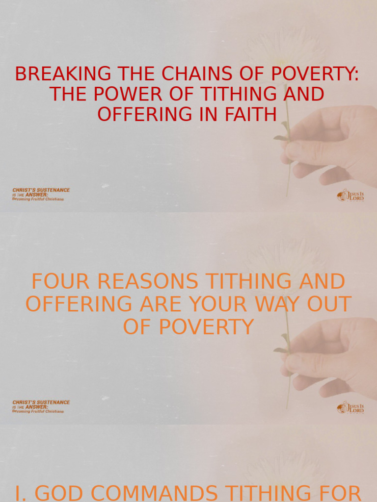Breaking The Chains of Poverty | PDF
