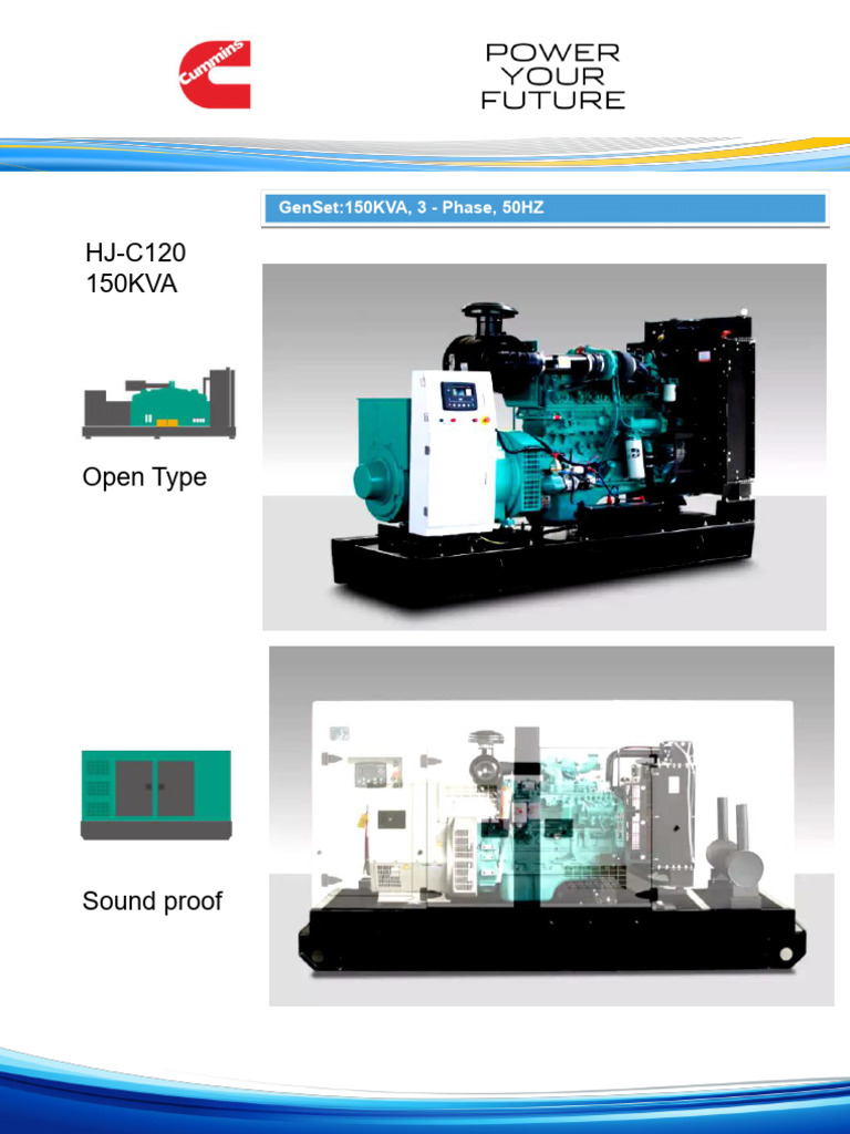 150kva 120kw 6btaa5.9-G12 Cummins 50hz | PDF | Electric Generator ...