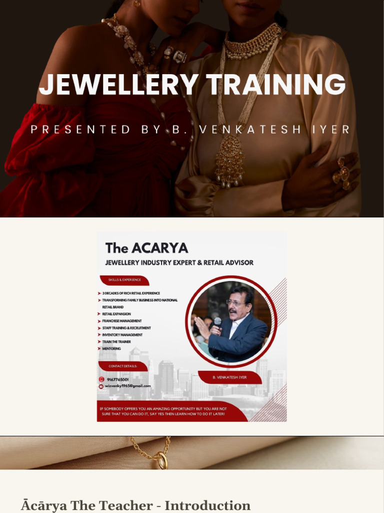 Jewellery Staff Training Program Guide | PDF | Brand | Communication