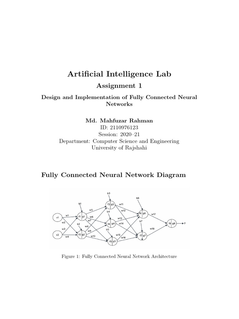 Artificial Intelligence Lab Assignment1 | PDF | Algorithms | Machine Learning