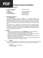 Plan de Fiestas Patrias 2025 - 1 | PDF