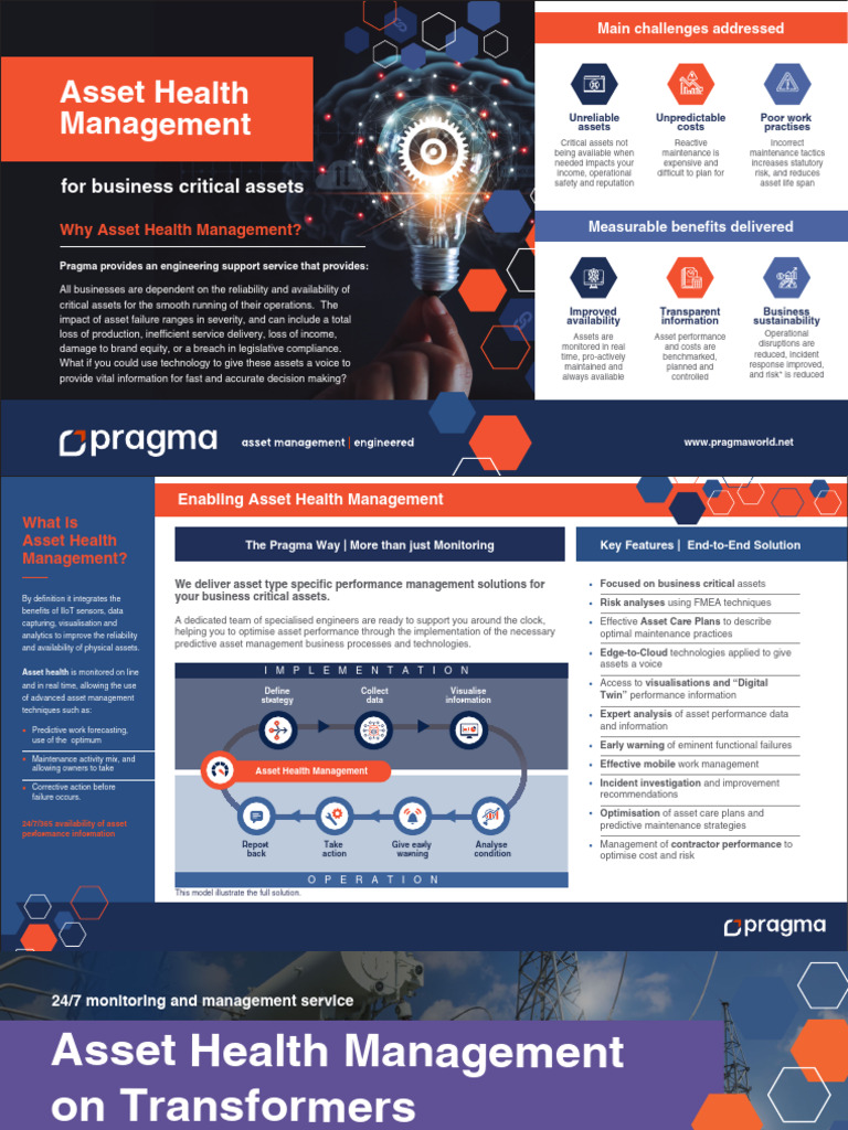 Brochure - Asset Health Management On Transformers | PDF | Reliability ...