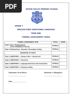 Grade R Progress Report Template | PDF | Behavior Modification | Cognition