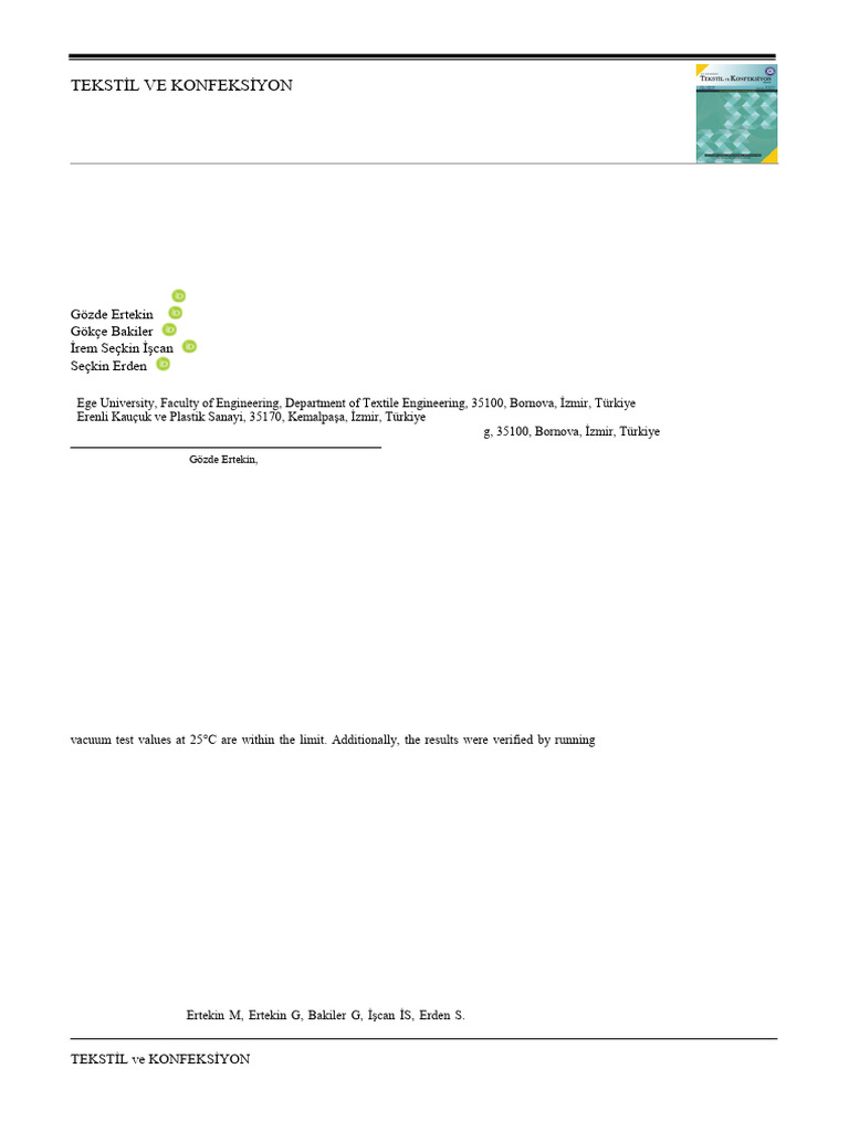 10 32710-Tekstilvekonfeksiyon 1018582-2061562 | PDF | Extrusion | Composite Material