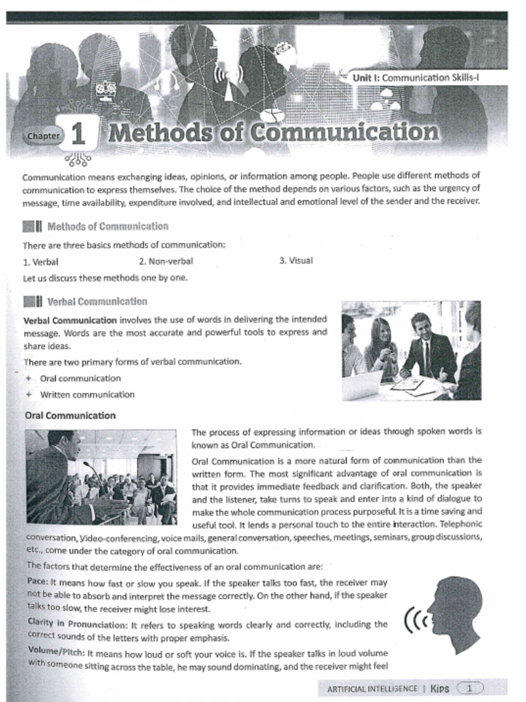 Part a Unit 1_Communication Skills | PDF
