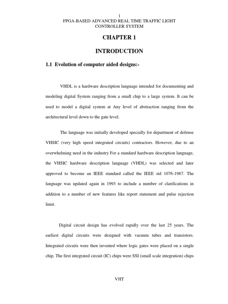 FPGA-Based Advanced Real Traffic Light Controller System | PDF | Field Programmable Gate Array ...