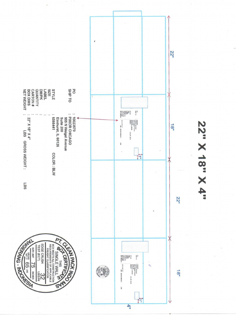 Layout Carton Clean Pack | PDF