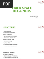 Space Maintainers in Pediatric Dentistry | PDF | Orthodontics | Tooth