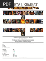 Mk2-Move List | PDF