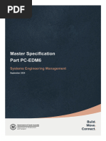 Master Specification - Part Pc-Edm1 - Design Management | PDF | Specification (Technical ...