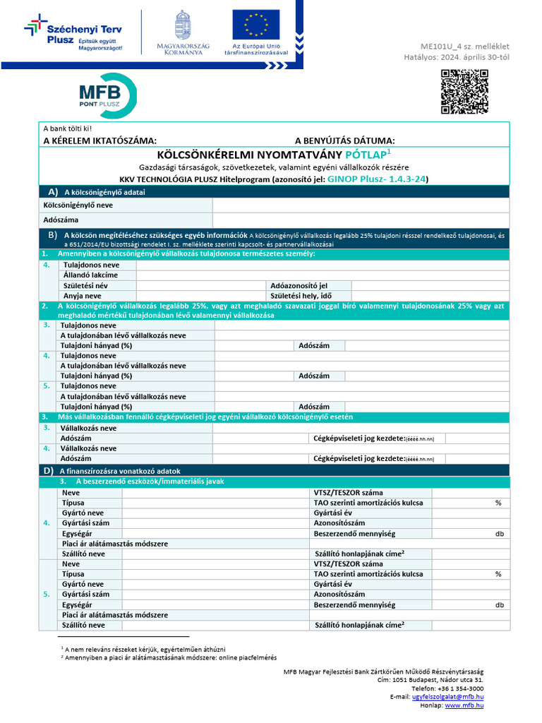 Ginop Plusz 143 24 Kolcsonkerelmi Nyomtatvany Potlaphatalyos 20240430 ...