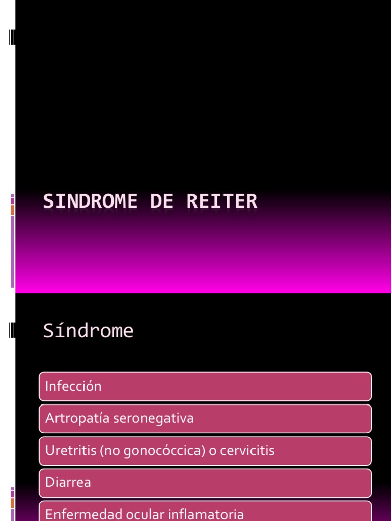 Enfermedad de Reiter | PDF | Ciencias de la Salud | Epidemiología