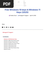 Windows Product Keys GitHub | PDF | Ibm Pc Compatibles | Operating ...