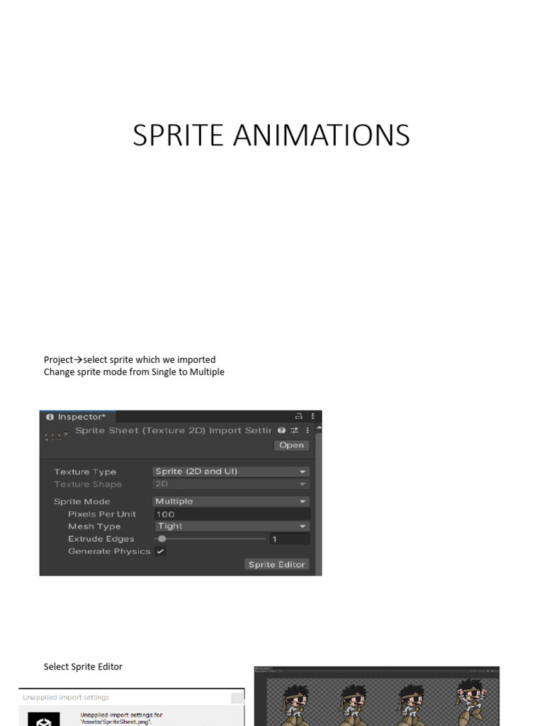 2D Sprite Animation | PDF