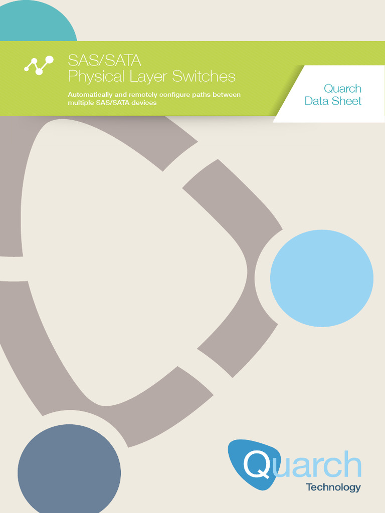 SAS SATA Physical Layer Switches Datasheet v1.1 | PDF | Network Switch | Usb