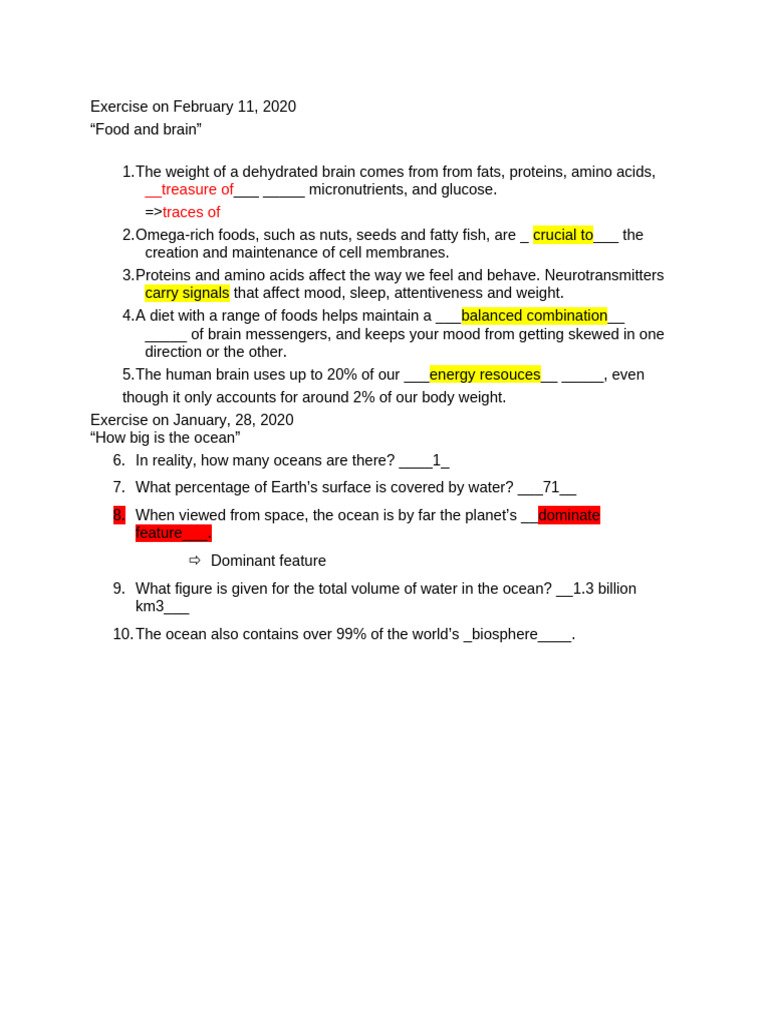 Exercises From Simon | PDF