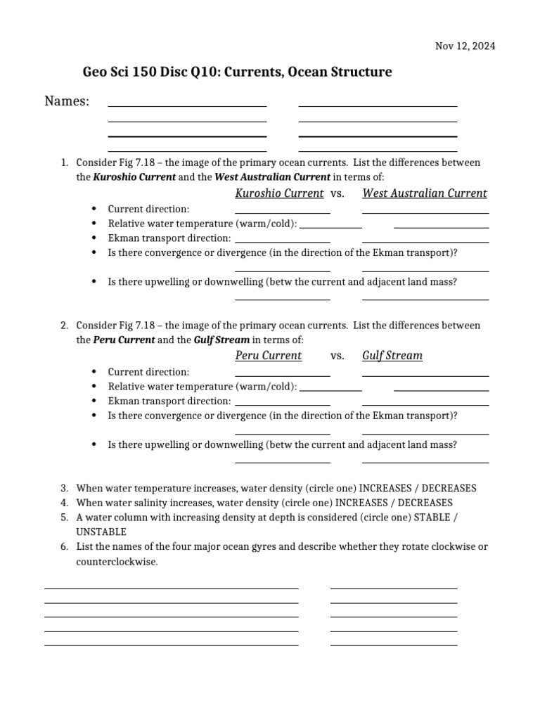Disc Q10 F24 Currents | PDF