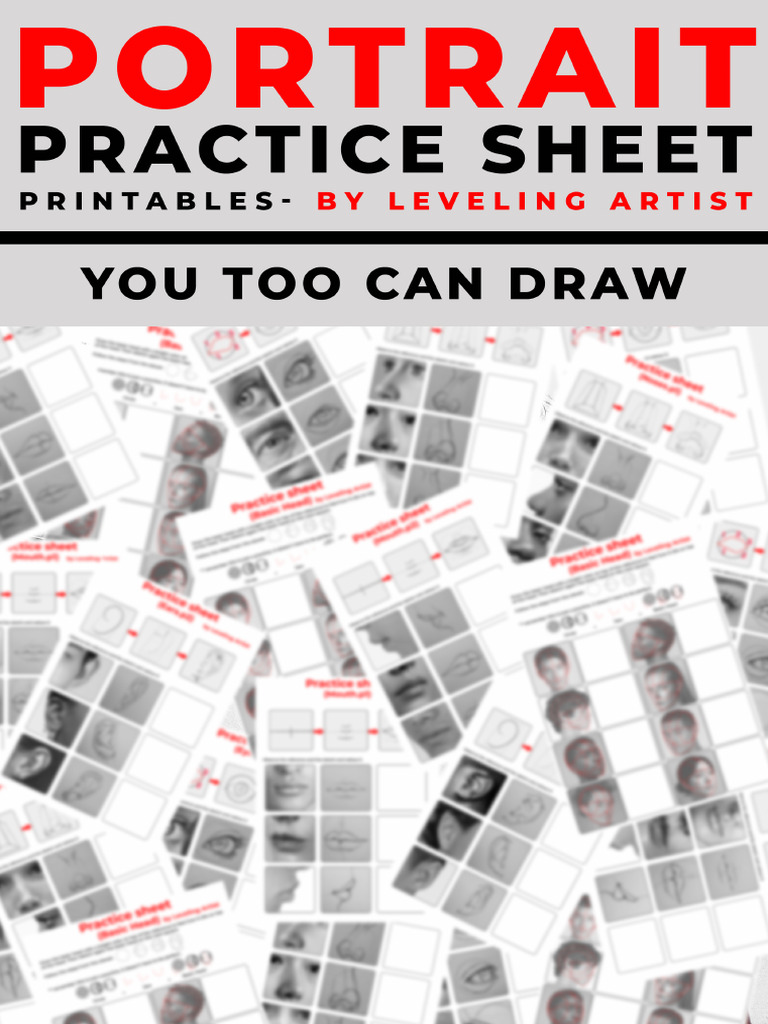 Drawing Portraits Practice Guide | PDF
