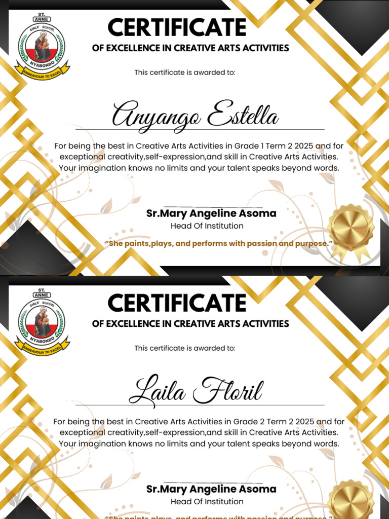 Excellence in Creative Arts Awards | PDF | Cognition | Intelligence