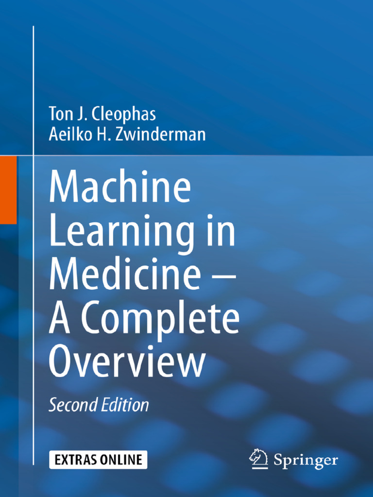 Machine Learning in Medicine | PDF | Cluster Analysis | Regression Analysis