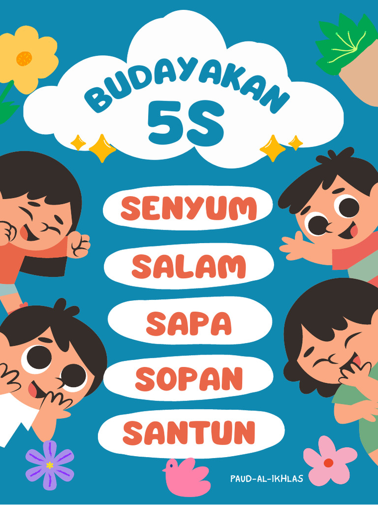Lucu Poster Anak Budaya 5S | PDF