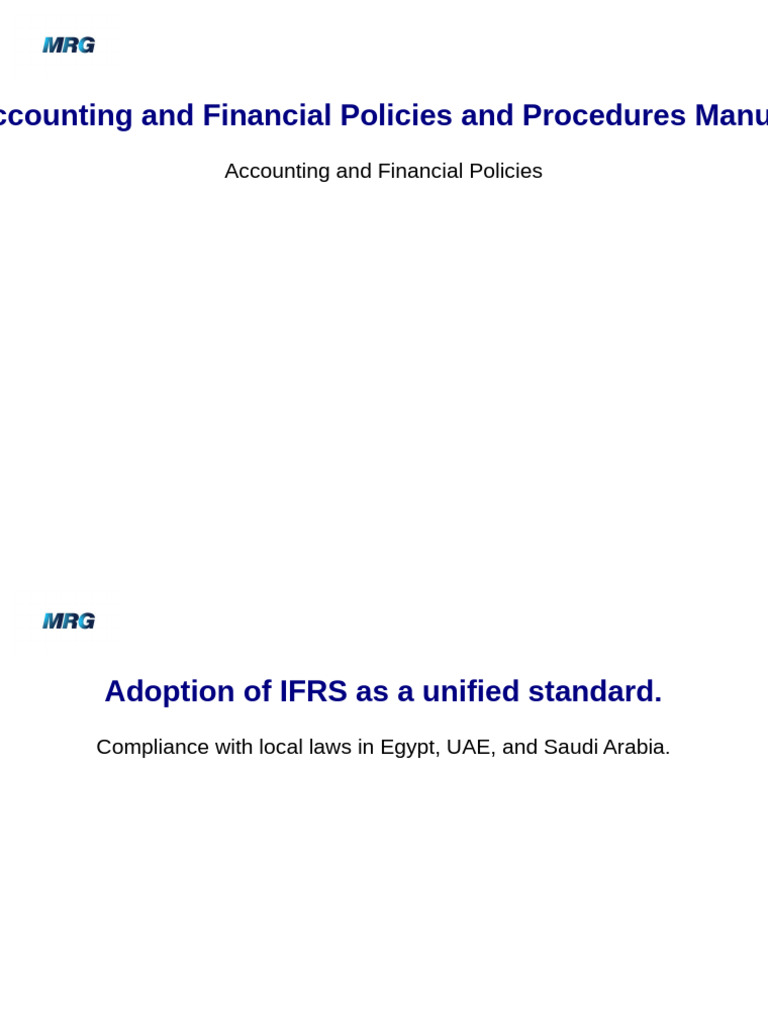 Accounting Policies Procedures English | PDF