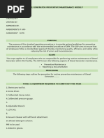 DG Operation and Maintenance SOP | PDF | Motor Oil | Diesel Engine