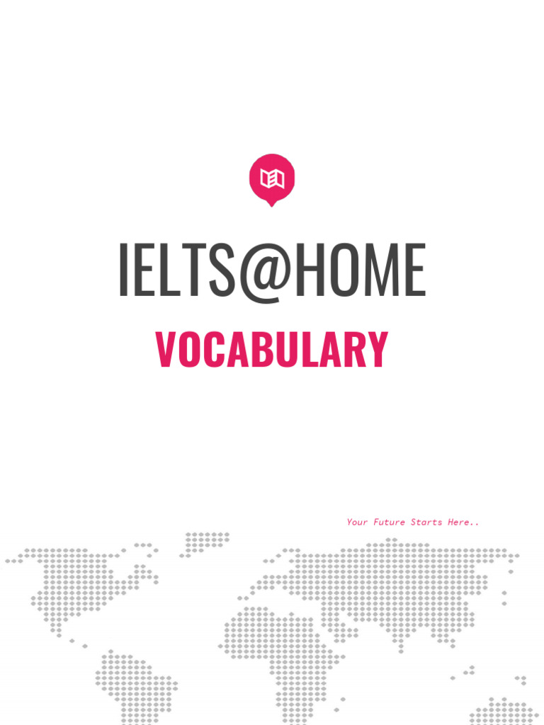 IELTS@HOME Vocabulary Guide | PDF | Adjective | Verb