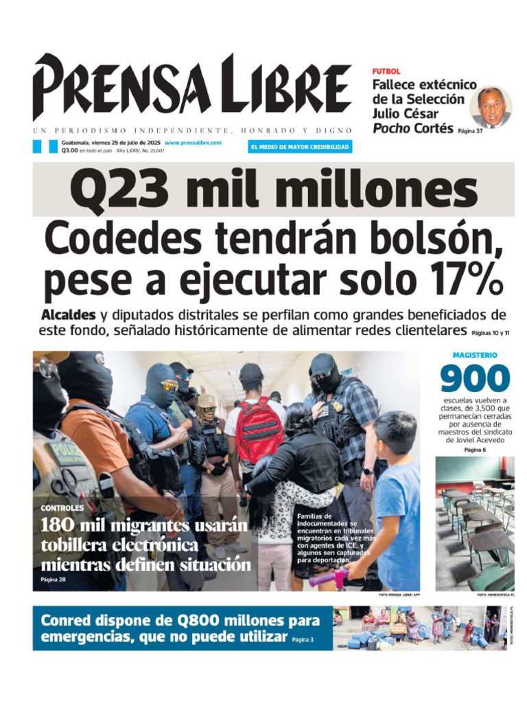 25 07 2025 Prensa Libre | PDF