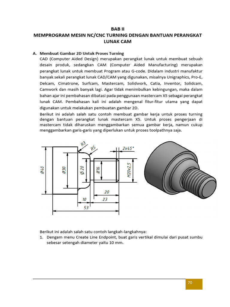 Modul Bubut CNC - Ok Basic | PDF