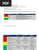 Risk and Control Matrix Guide | PDF