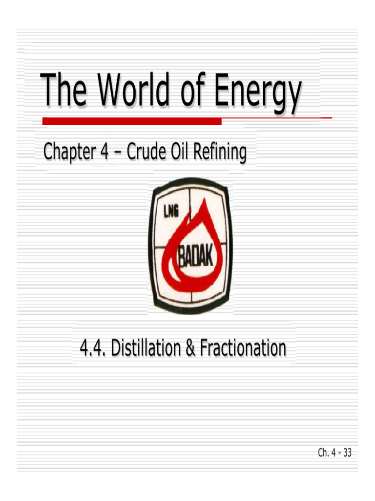 04D Distillation & Fractionation | PDF | Distillation | Chemical Substances