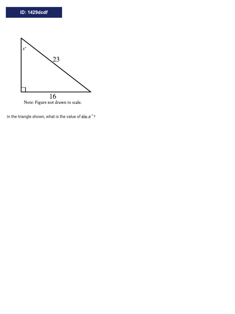 SAT Geometry and Trigonometry Questions | PDF | Circle | Area