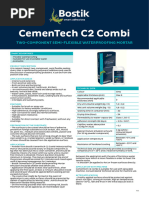 Technical Data Sheet - BOSTIK Rugby Original | PDF | Adhesive | Materials