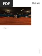 Dialux Illumination Project Report | PDF | Lighting | Components