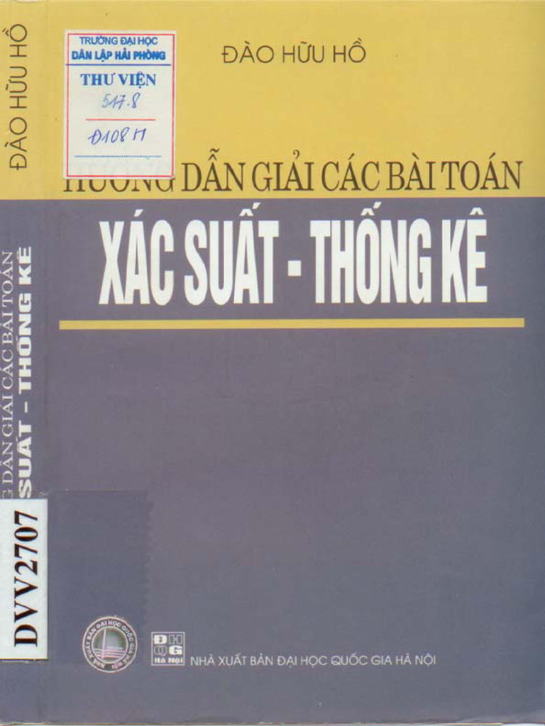 Huong-Dan-Giai-Cac-Bai-Toan-Xac-Suat-Thong-Ke - Đào Hữu Hồ | PDF