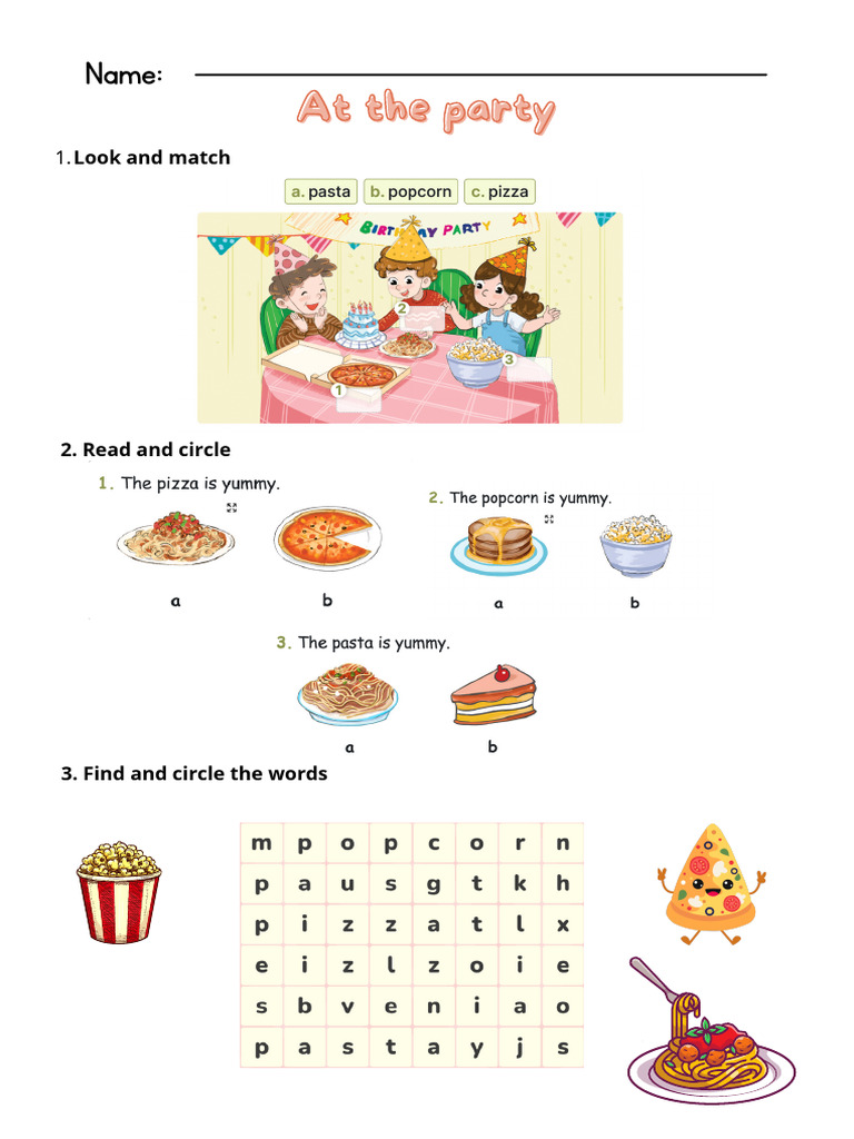 Colorful Illustrated Animal Identification Worksheet | PDF