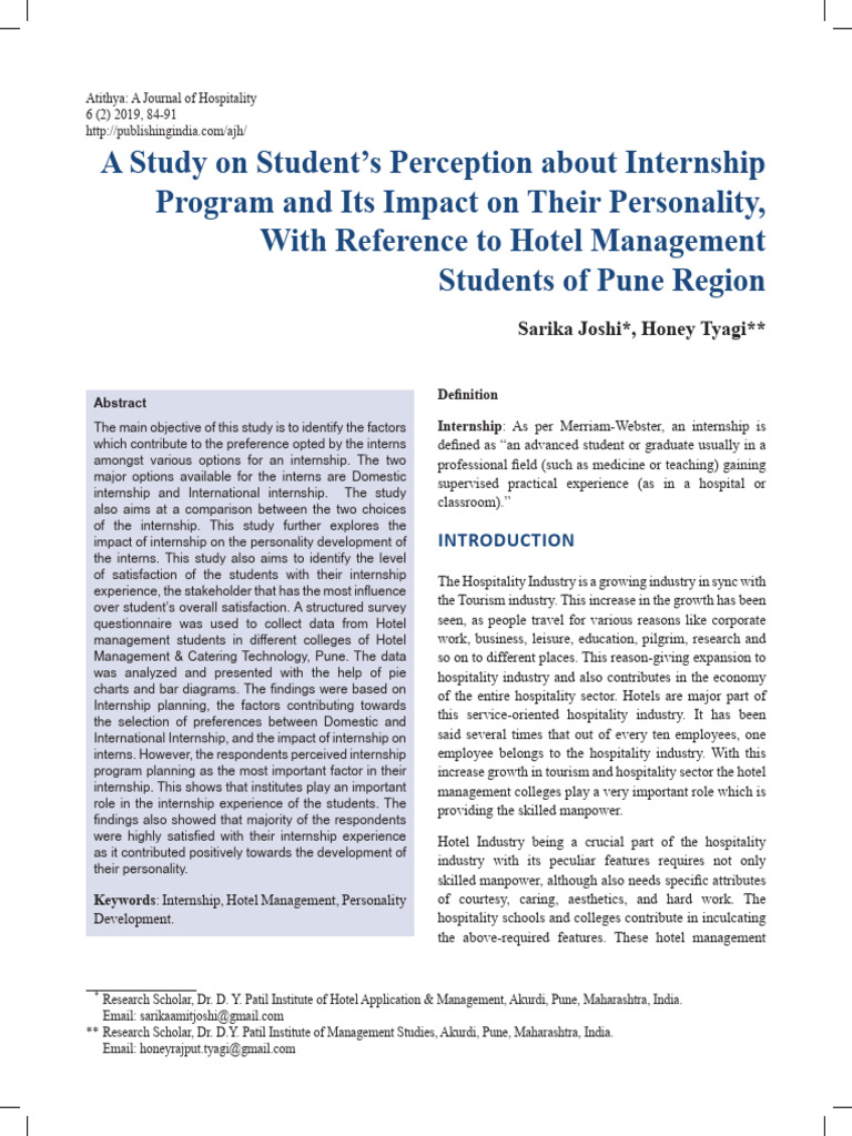 Honey Research Paper Atithya2019 Honeyrajput Tyagi | PDF | Internship ...